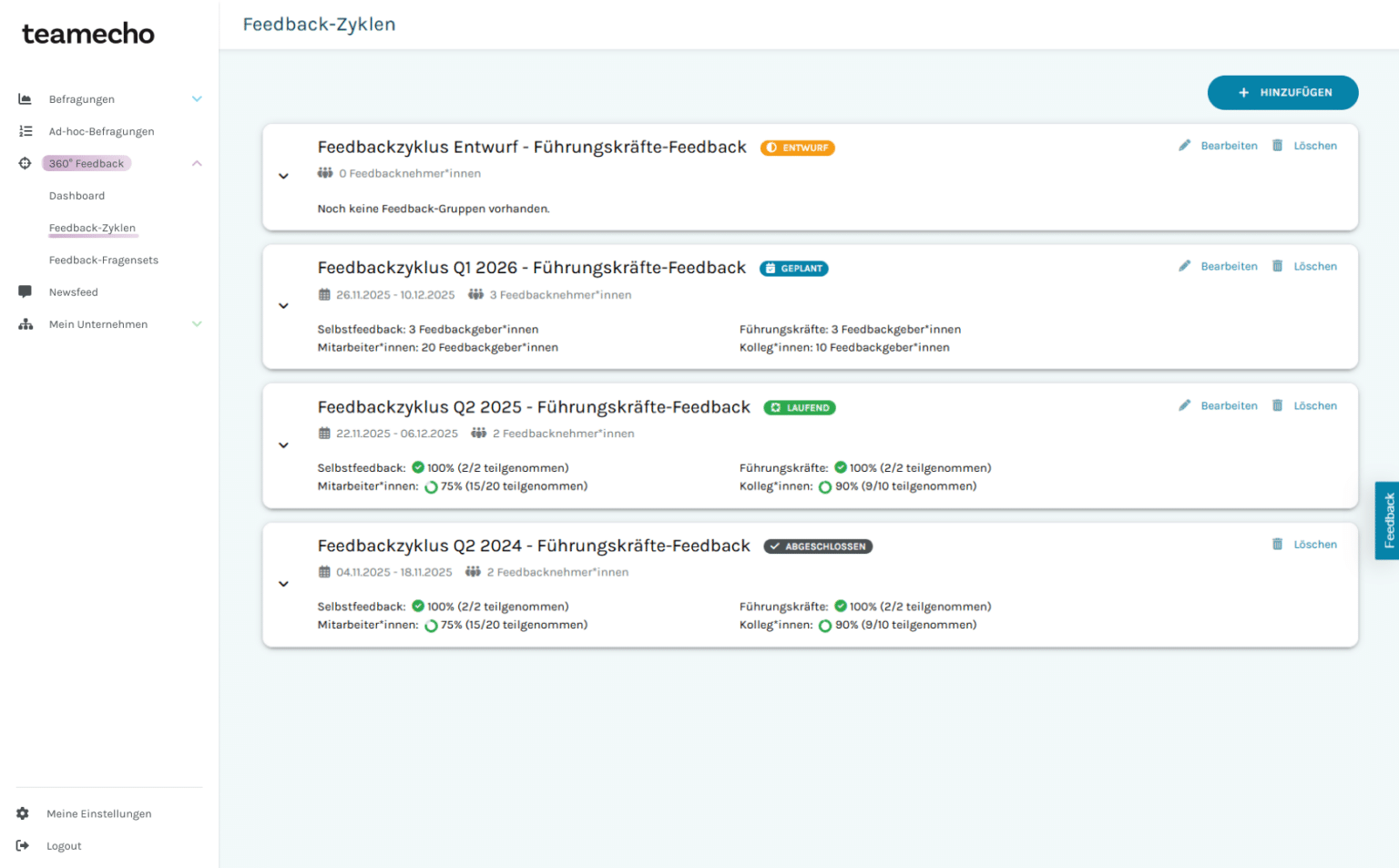 360° feedback tool for development & leadership | teamecho